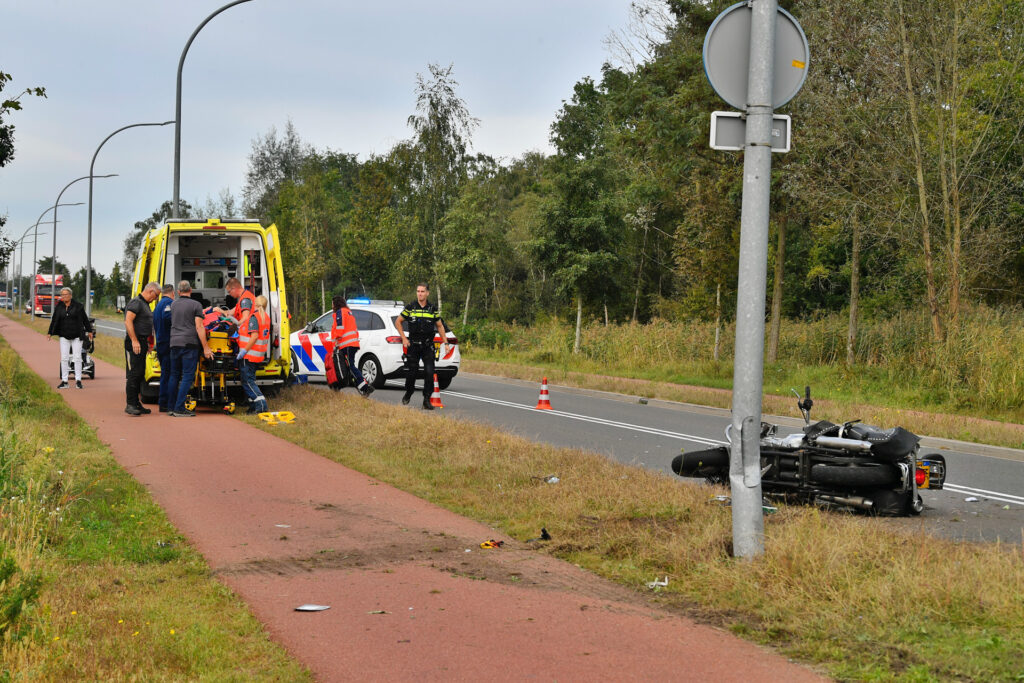 Motorrijder ernstig gewond bij ongeval - 112 Nederland