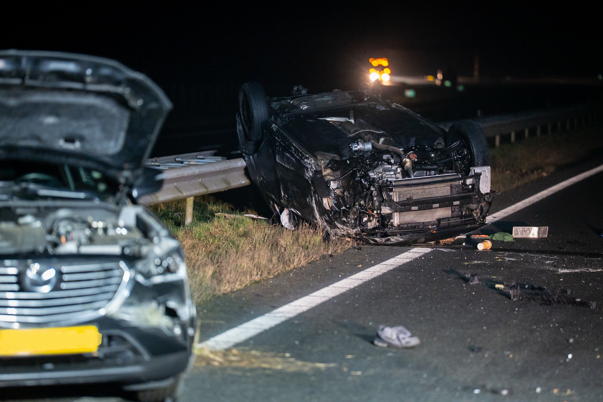 UPDATE: Jongeman (19) overleden en drie gewonden bij zwaar ongeval op snelweg - 112 Nederland