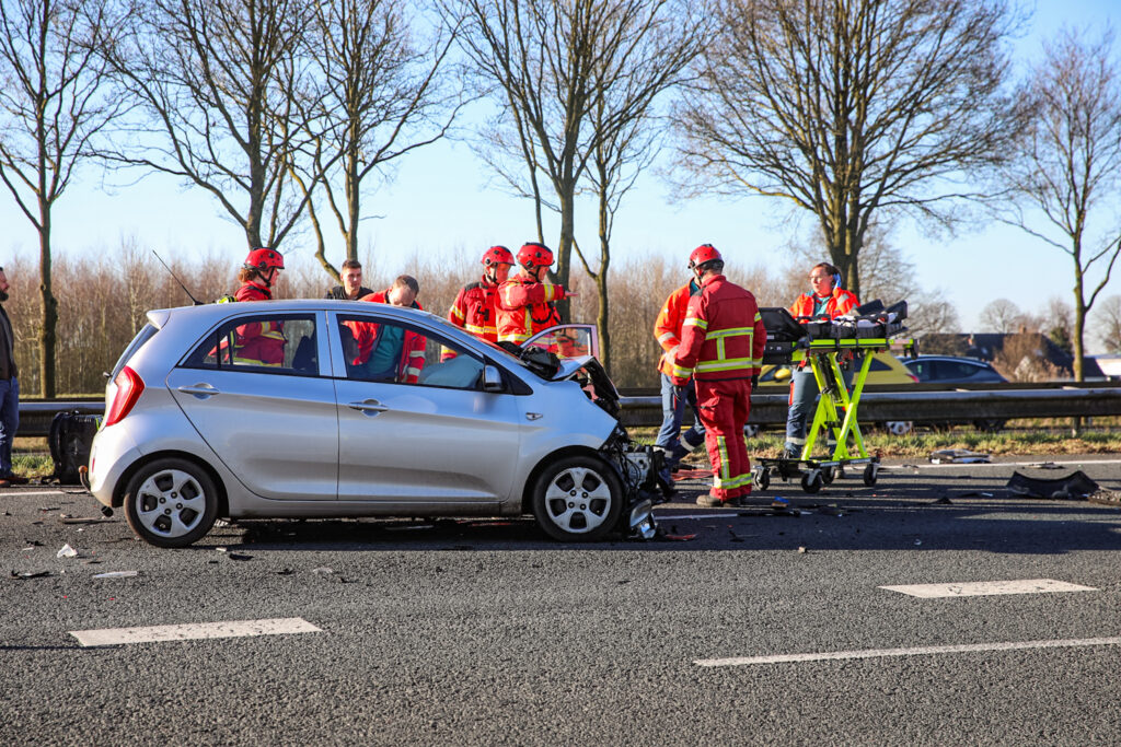 Meerdere ongevallen op dezelfde stuk snelweg door files - 112 Nederland