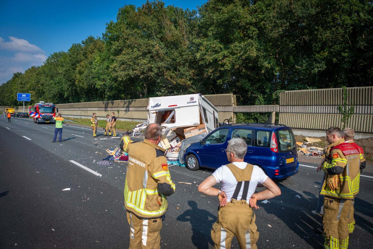 UPDATE | Twee gewonden van wie één ernstig na ongeval op snelweg - 112 Nederland