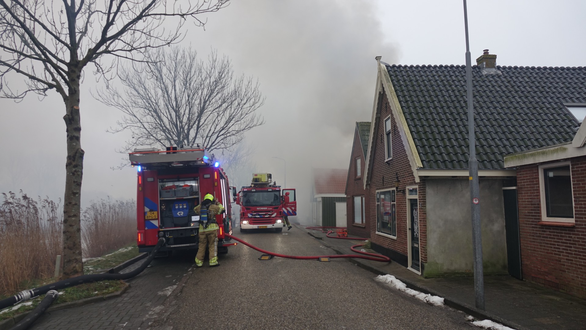 NL-Alert verzonden voor felle woningbrand - 112 Nederland